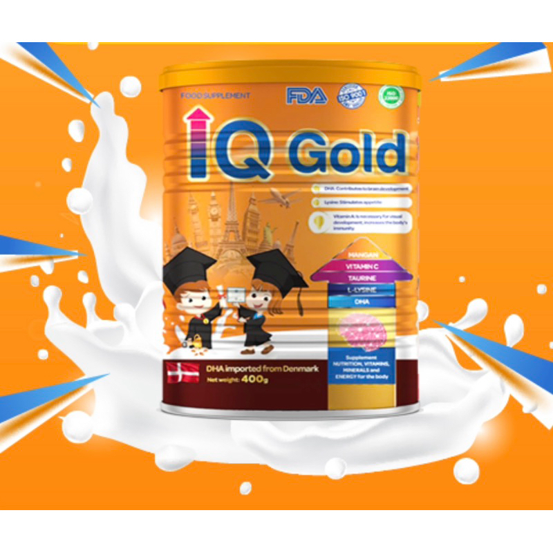 IQ Gold Milk DHA Contribution to Brain Development | Shopee Philippines