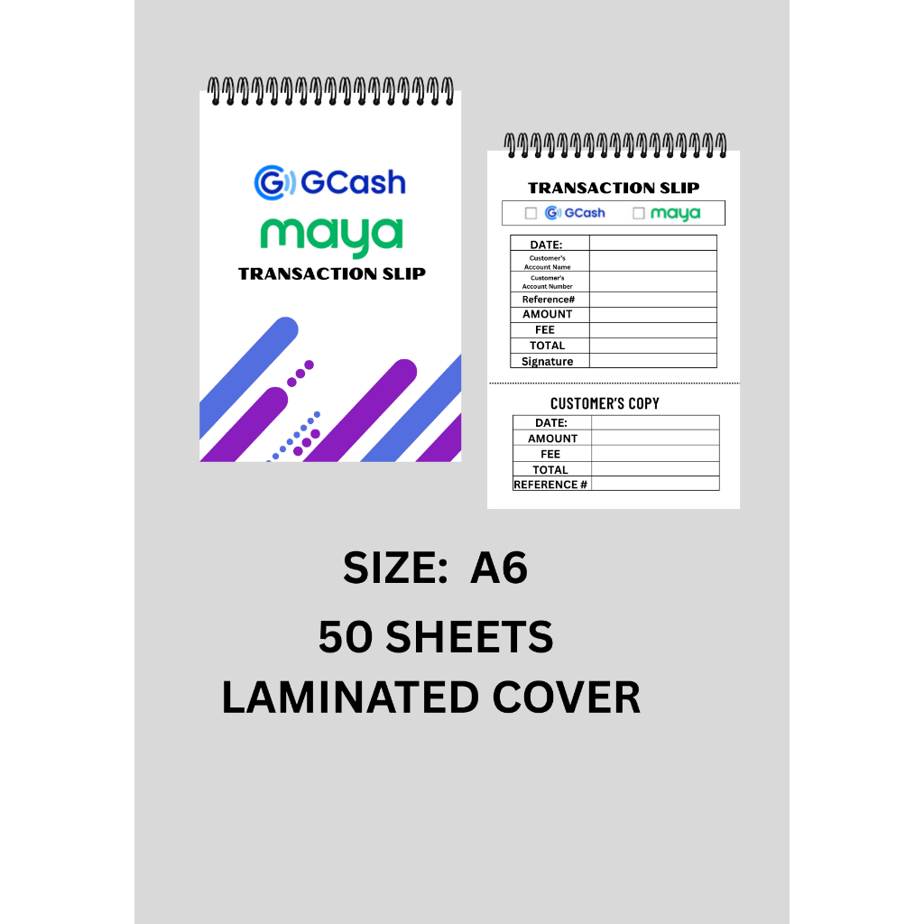 GCASH / MAYA TRANSACTION SLIP | Shopee Philippines