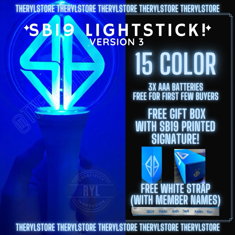 SB19 Lightstick v3 fanmade | Shopee Philippines