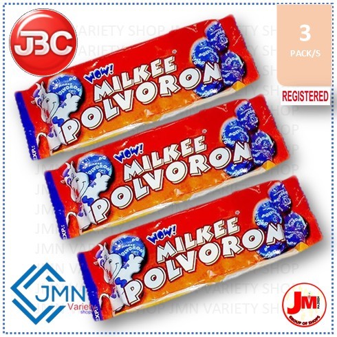 JM FG-0221 | JCB Foods | 3 Packs | Milkee Polvoron [7] | Shopee Philippines