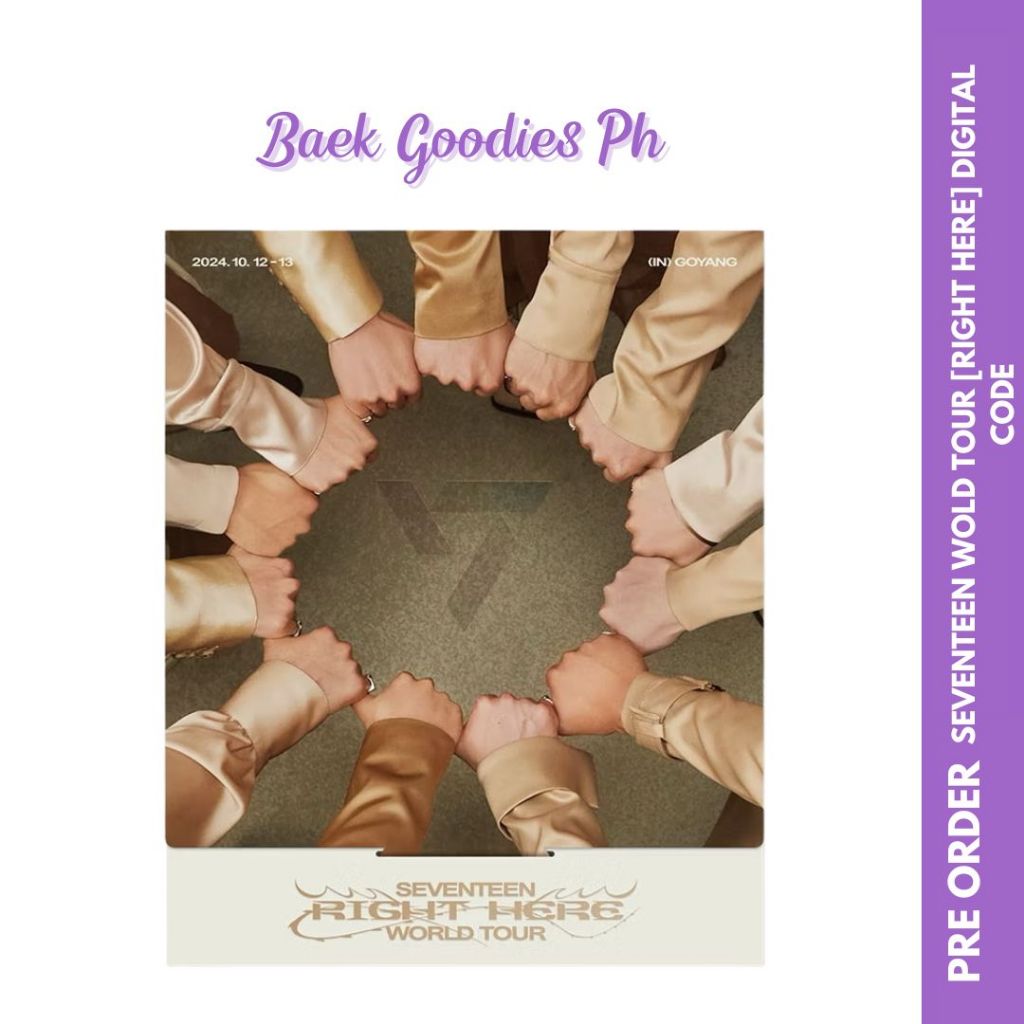 SEVENTEEN - World Tour [Right Here] Digital Code | Shopee Philippines