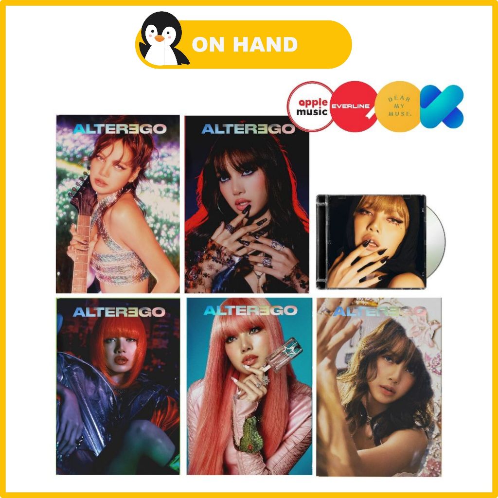LISA Solo Debut Album- Alter Ego w/ POB Option | Shopee Philippines