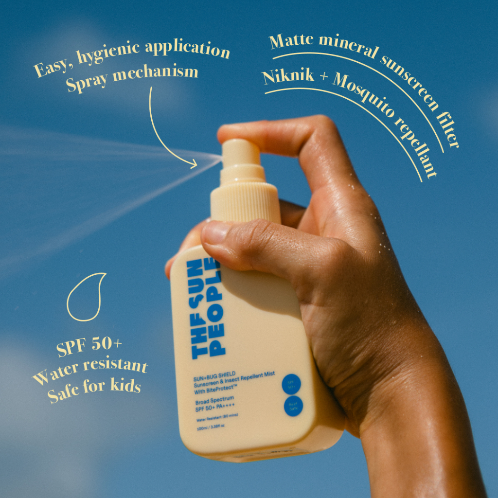 The Sun People Sun+Bug Shield SPF 50+ PA++++ Face & Body Sunscreen and ...