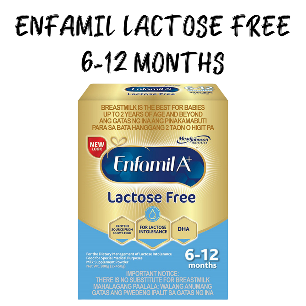 ENFAMIL LACTOSE FREE TWO 6-12 MONTHS 900G | Shopee Philippines