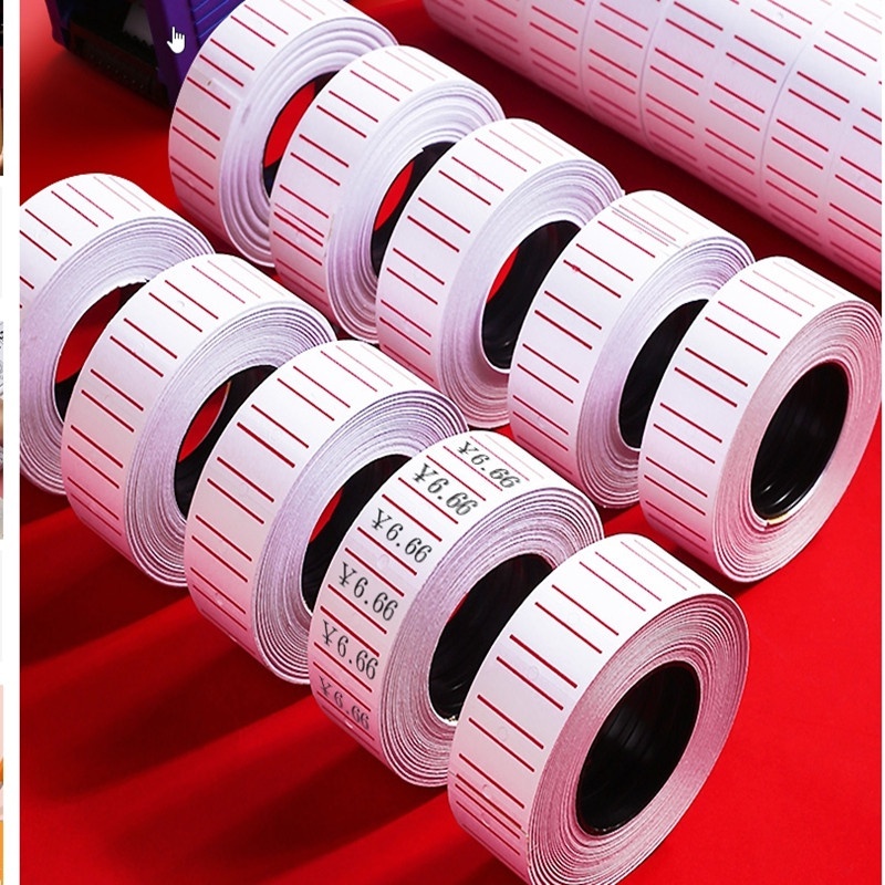 10 rolls price tag sticker High Quality Price Tag White price tag Price ...