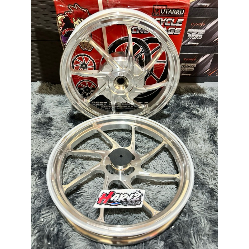 MUTARRU CNC MAGS 14s CLICK 125 | 150 MIO I125 | M3 SILVER ONLY | Shopee ...