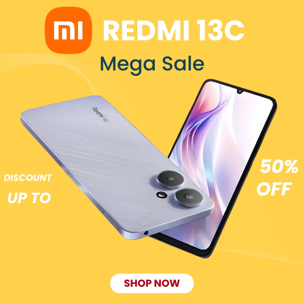 REDMI 13C 5G Smartphone | 8GB+256GB | 6.74" 90Hz Display | 50MP AI ...