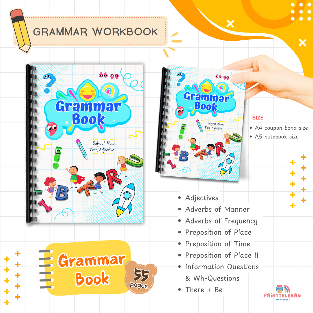 Grammar Book for beginners Educational Workbook | Shopee Philippines