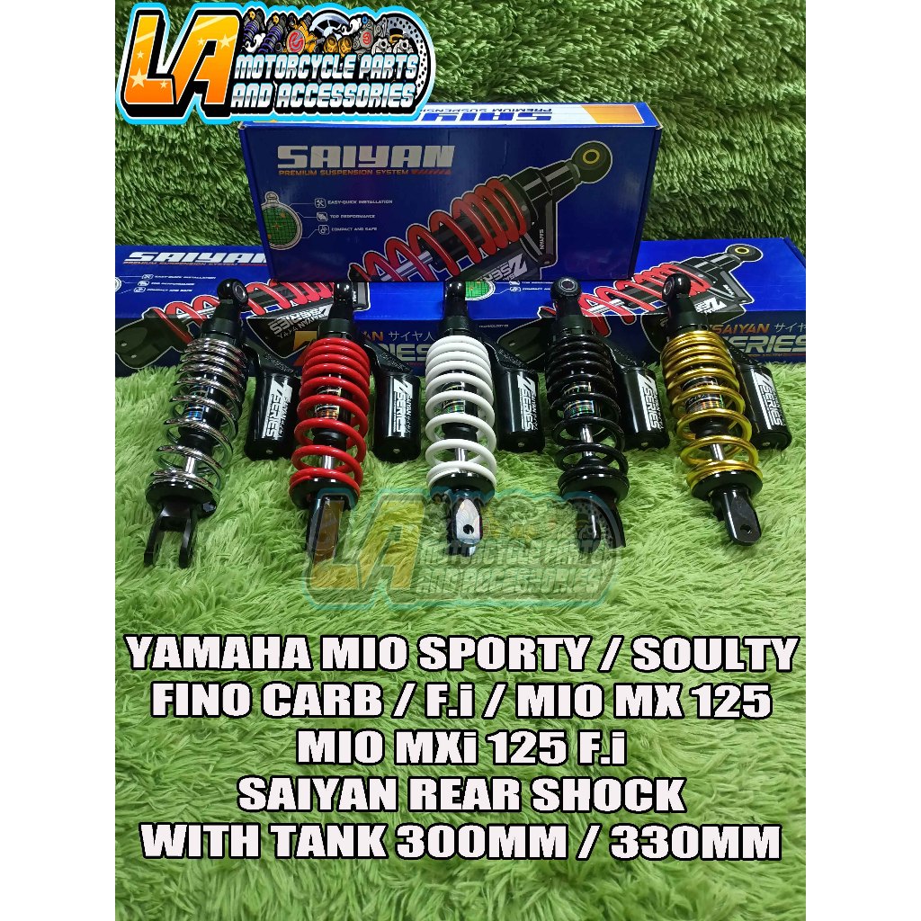 SAIYAN REAR SHOCK WITH TANK MIO / CLICK / BEAT /SKYDRIVE MIO I 125 M3 ...