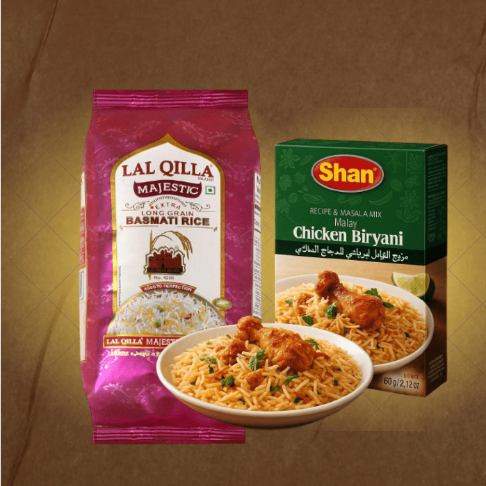 Chicken Biryani Combo Majestic Basmati Rice 1KG + Chicken Biryani ...