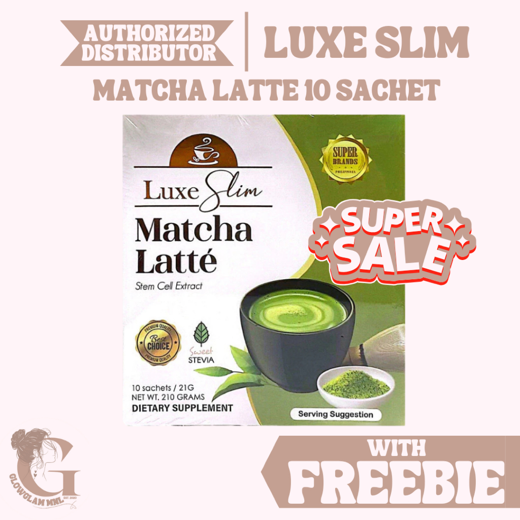 LUXE SLIM Matcha Latte BOX 10 Sachet (NOV 2025 EXPIRY) | Shopee Philippines
