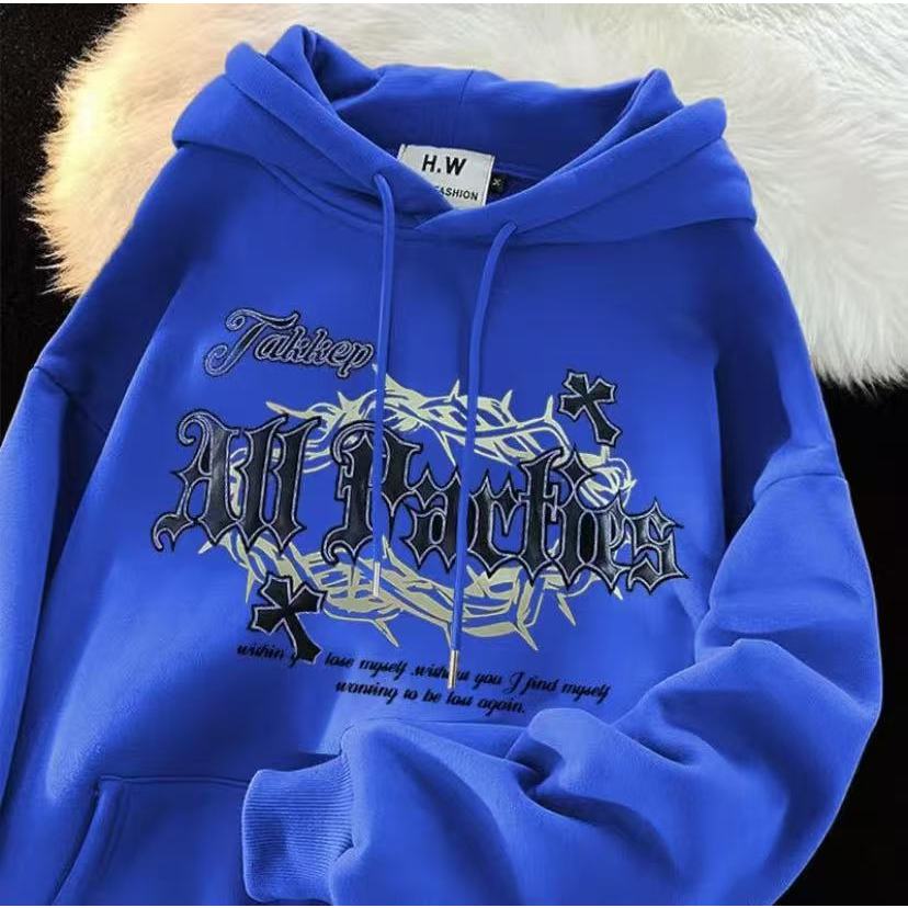 American unisex sweatshirts hoodies printed long-sleeved loose ...