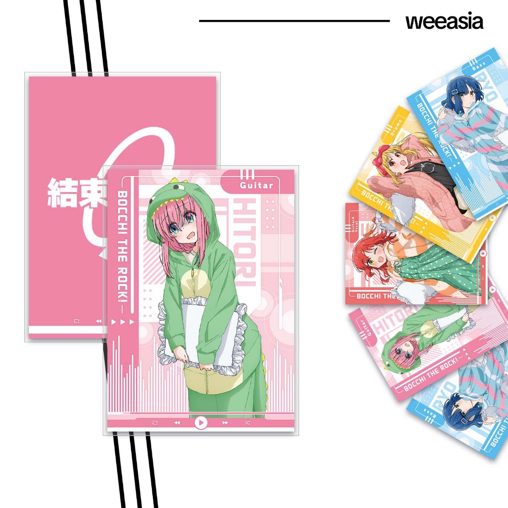 BOCCHI THE ROCK! ANIME MANGA TRADING CARD INSPIRED PHOTOCARDS HD Print ...