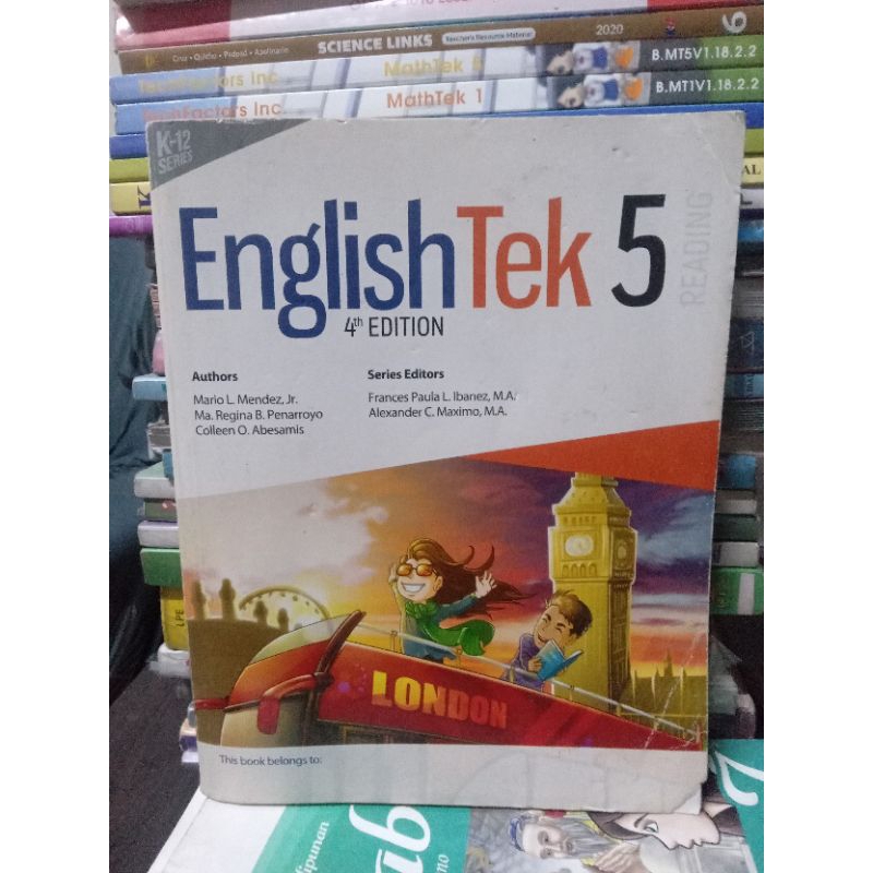 ENGLISH TEK GRADE 5 4TH EDITION (USED) | Shopee Philippines