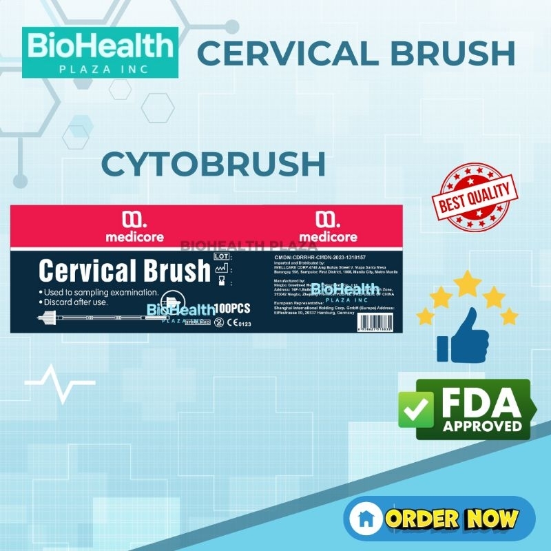 Cervical/Cyto Brush (Blue),Medicore | Shopee Philippines
