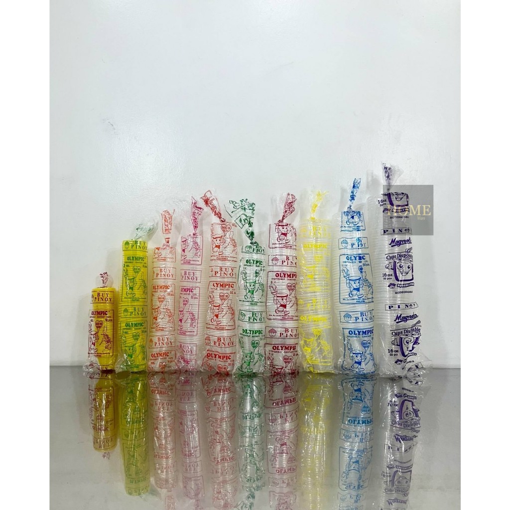 Disposable Plastic Cup/Juice and Jelly Cups (Variant Sizes Cups ...