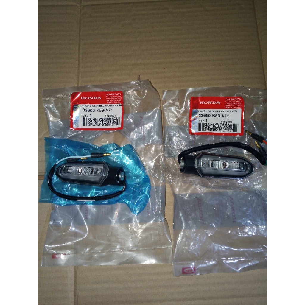 Original Rear Winker Assy Left And Right For Honda click125i V2 and ...