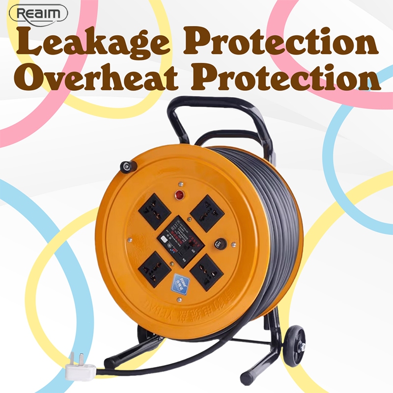 REAIM 50/30/15 Meters Cable Reel Extension Wire Heavy Duty Original ...