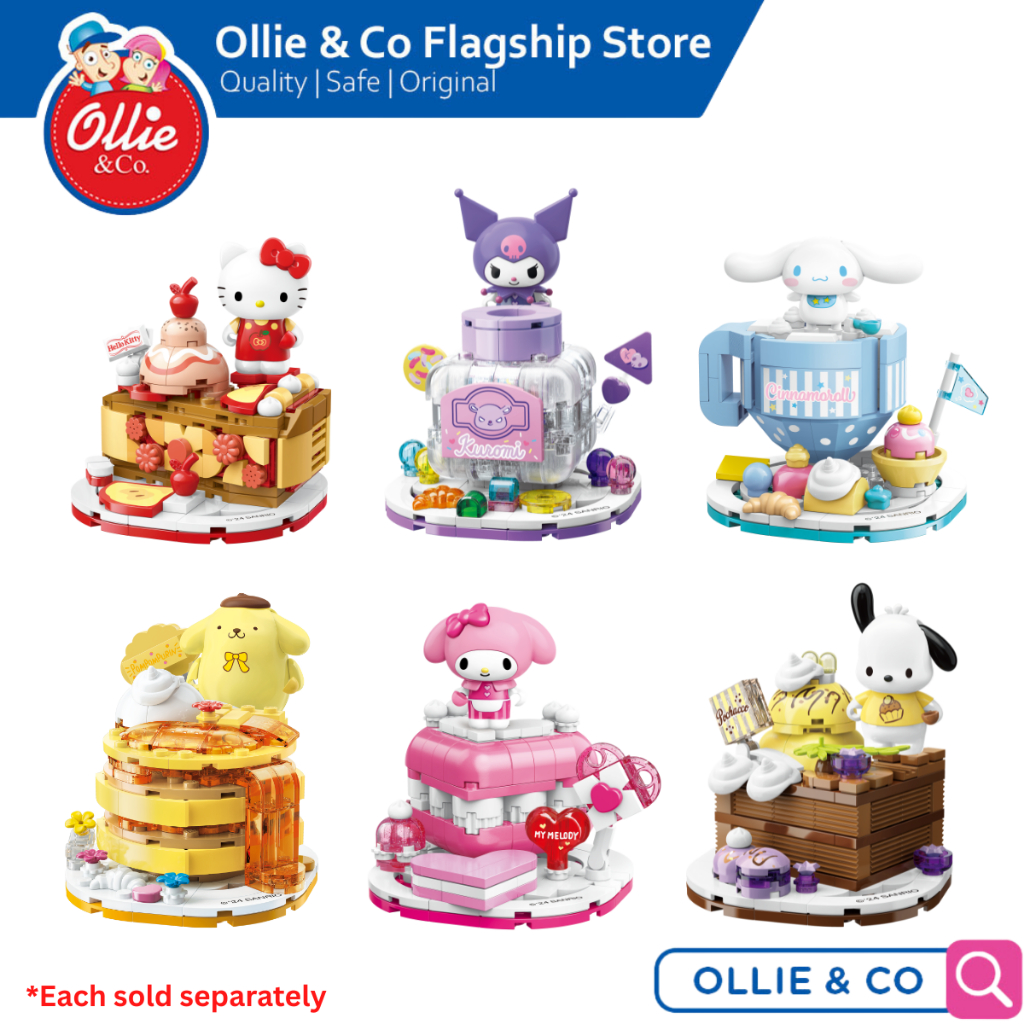 Keepplay Sanrio Sweetest and Cutest Dessert QMAN Collectible Building ...