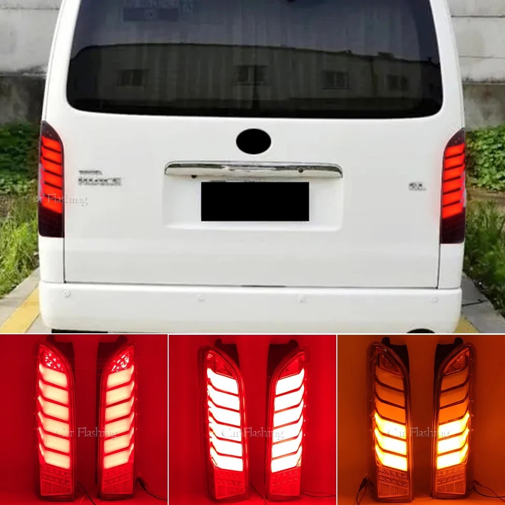 Toyota Hiace LED Tail Light 2005–2025 | Plug & Play Rear Lamp for ...
