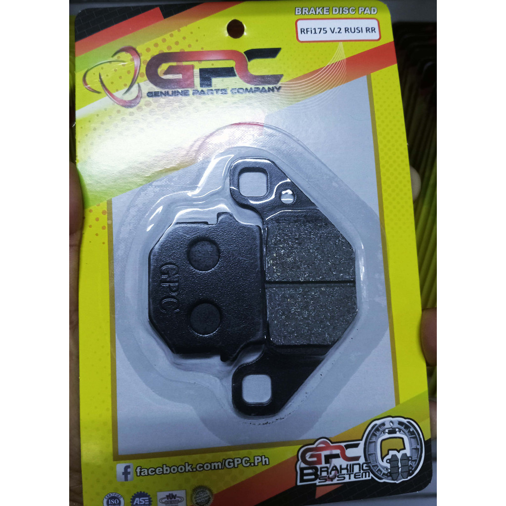 ( Front / Back ) RFI175 | Brake Disc Pad Rusi Rear RFI175-v2 & v3 brake ...