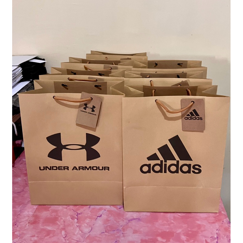 (10pcs) Nike / Jordan / UA / Adidas Paperbag | Shopee Philippines