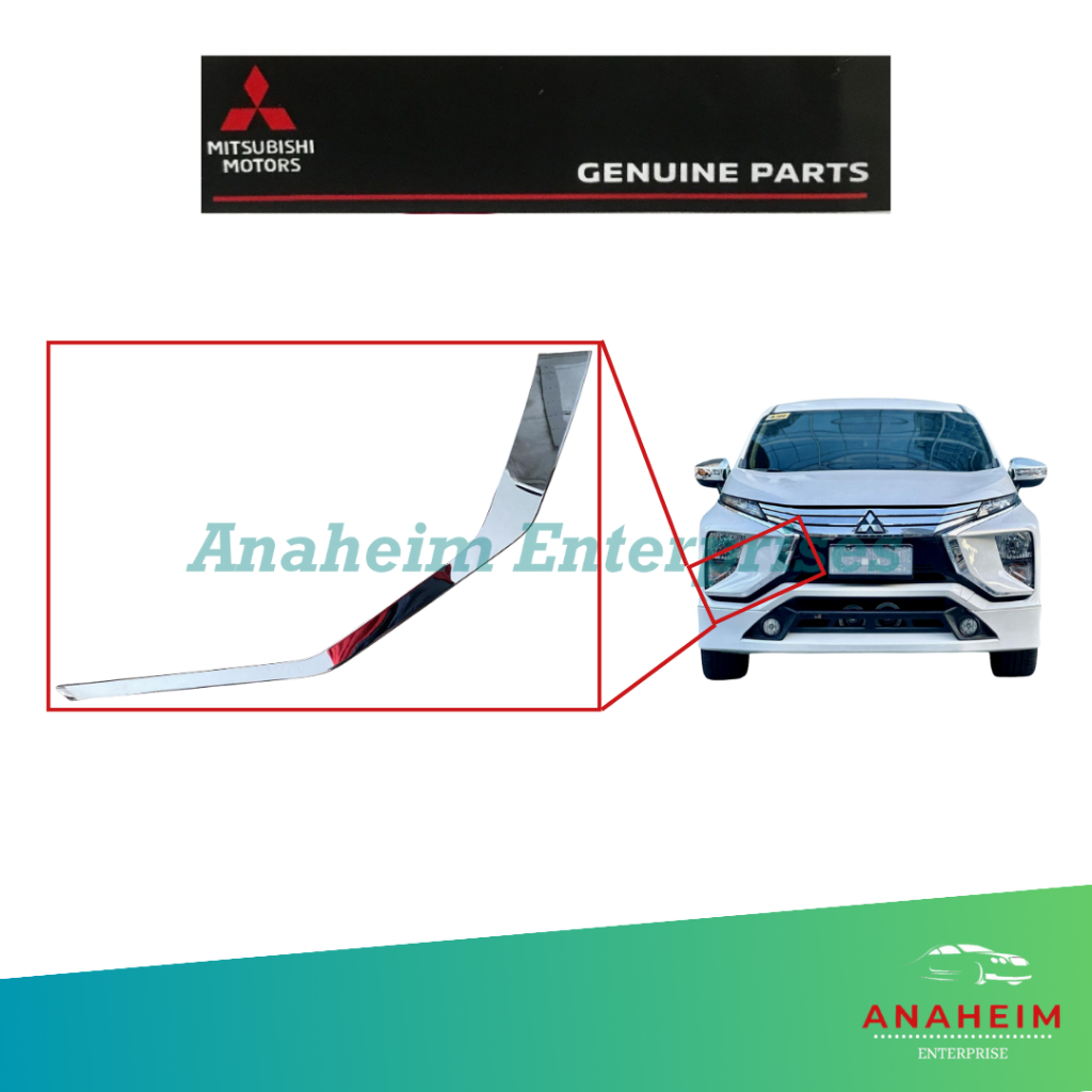 Mitsubishi Xpander Bumper Garnish Chrome Lower Front RH - 6407A188 ...