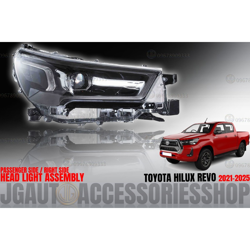 TOYOTA HILUX REVO 2021 TO 2025 HEAD LIGHT ASSEMBLY / AFTERMARKET HEAD ...