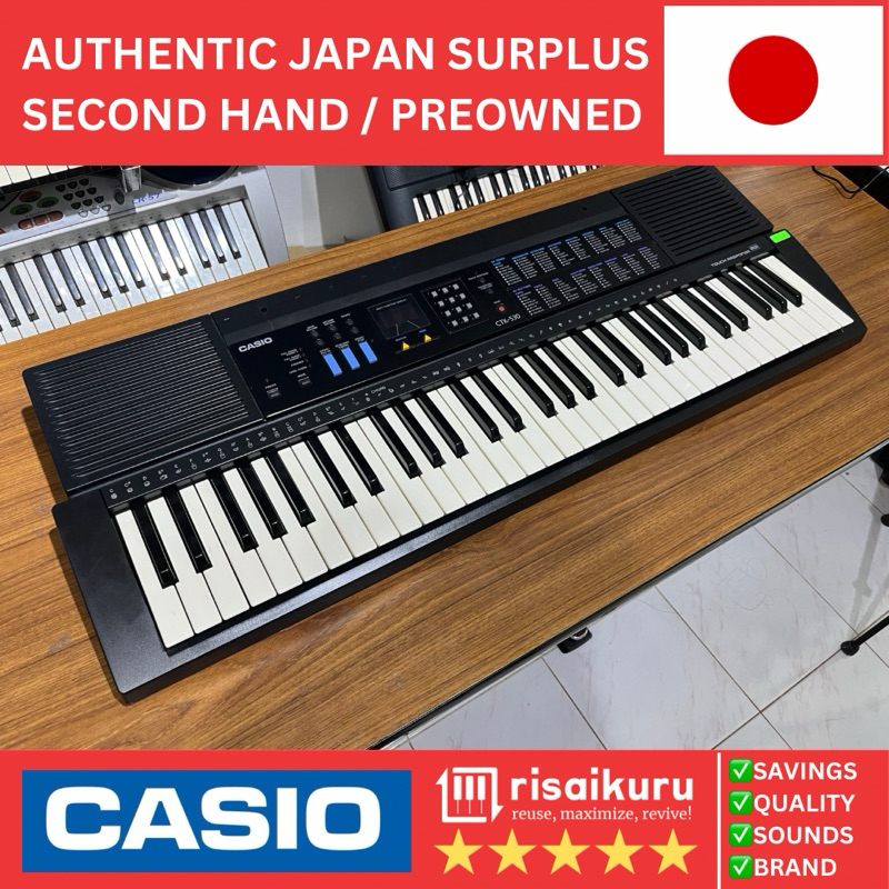 CASI0 CTK-530 Piano Keyboard Organ 61 Keys – Touch Response + MIDI ...
