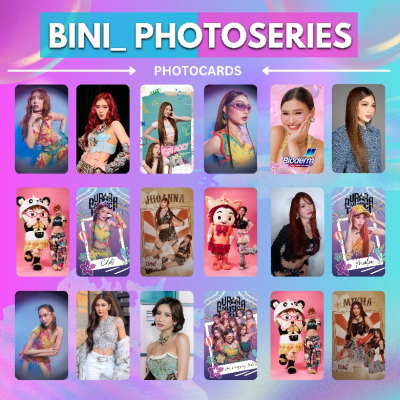 [New] • BINI FANMADE PHOTOCARDS COLLECTION HIGH QUALITY PRINT | Shopee ...