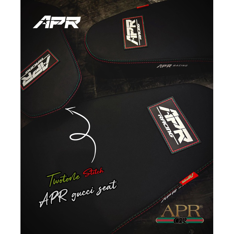 Apr Flat Seat Sand finished Rubberized Logo Click/mio/pcx/nmax/aerox ...