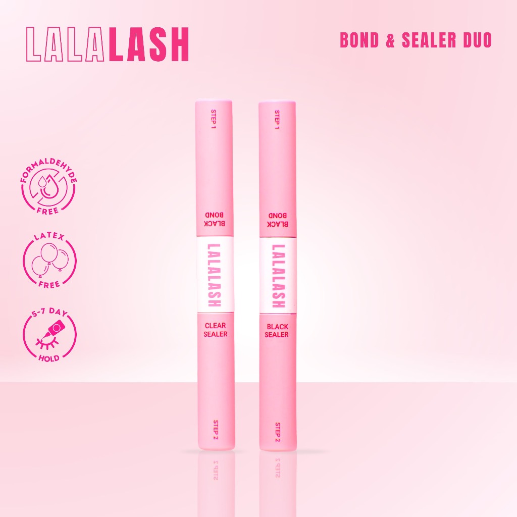 LALALASH BOND & SEALER DUO (Mascara Wand Bond 4ml & Brush Tip Sealer ...