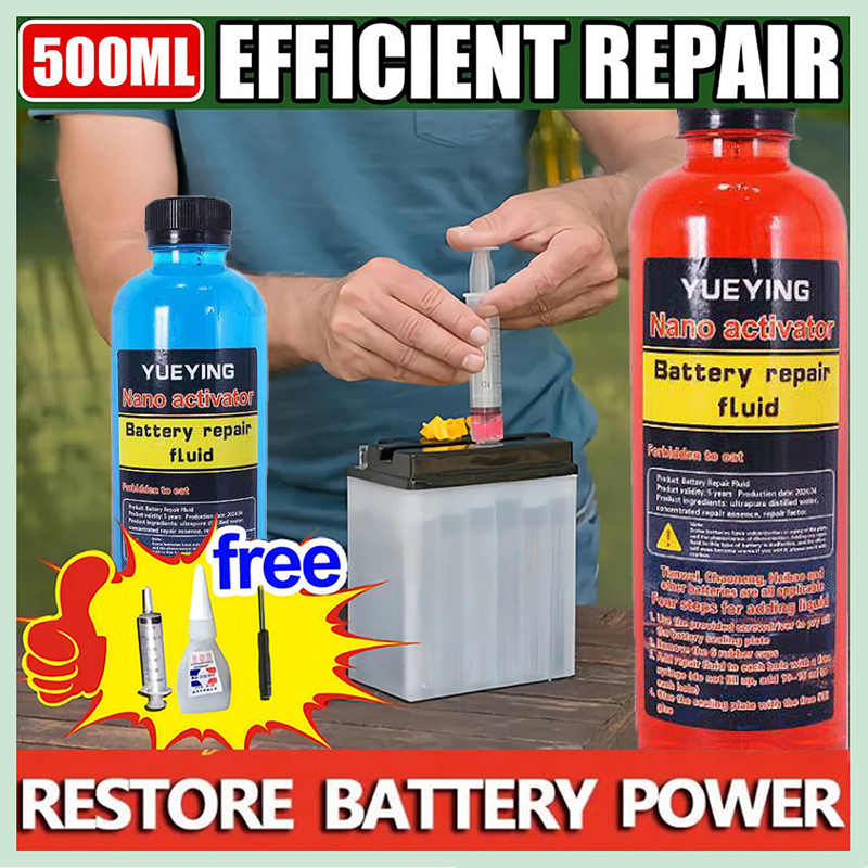 Battery repair solution Battery Life Extension 500ML Distilled water Battery repair fluid ...