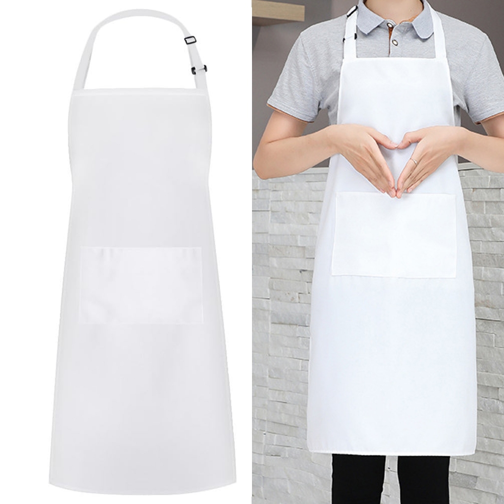 Anti-fouling Apron Universal White Apron Classic Chef Apron Household ...