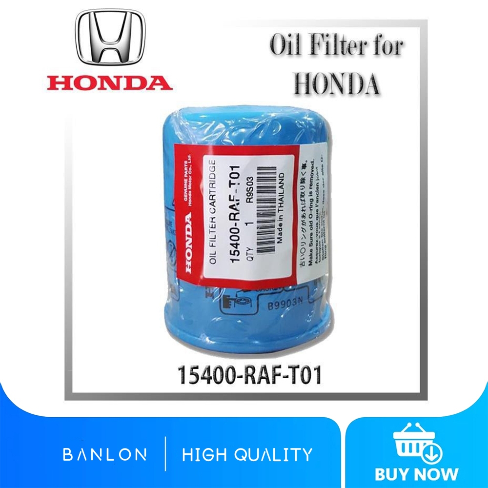 Honda Oil Filter 15400-RAF-T01 ACCORD BRV BRIO CITY CIVIC CRV CRZ FIT ...