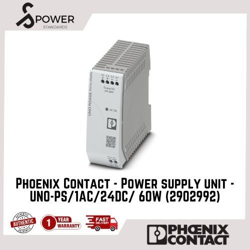 Phoenix Contact Power supply unit - UNO-PS/1AC/24DC/ 60W (2902992 ...