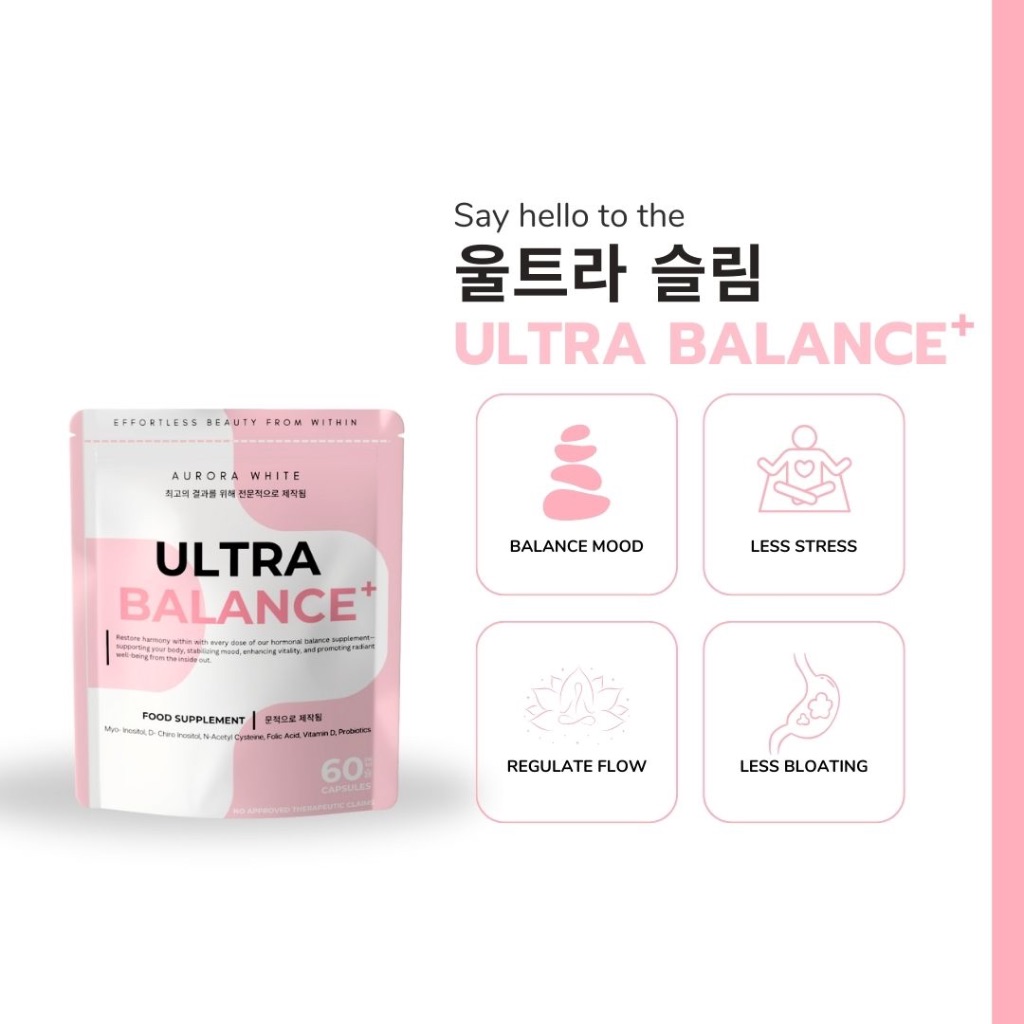 Ultra Balance Hormone Calming Myo-Inositol , D-Chiro-Inositol, N-Acetyl ...