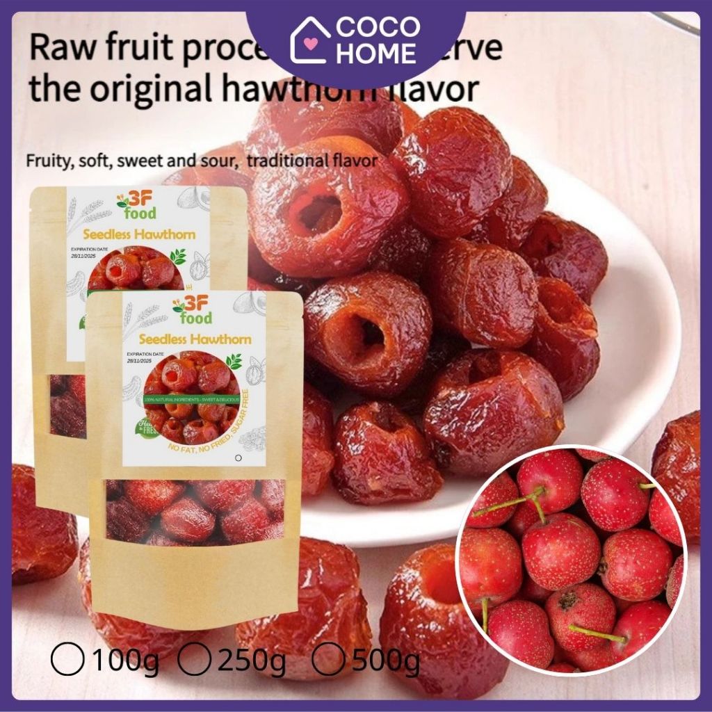 Seedless Hawthorn Fruit Snack by 3F FOOD – Healthy, Sweet & Tangy ...