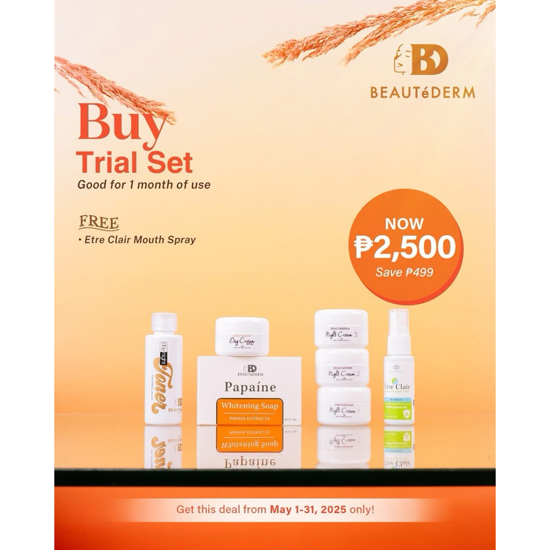 BEAUTeDERM Trial Set | Shopee Philippines