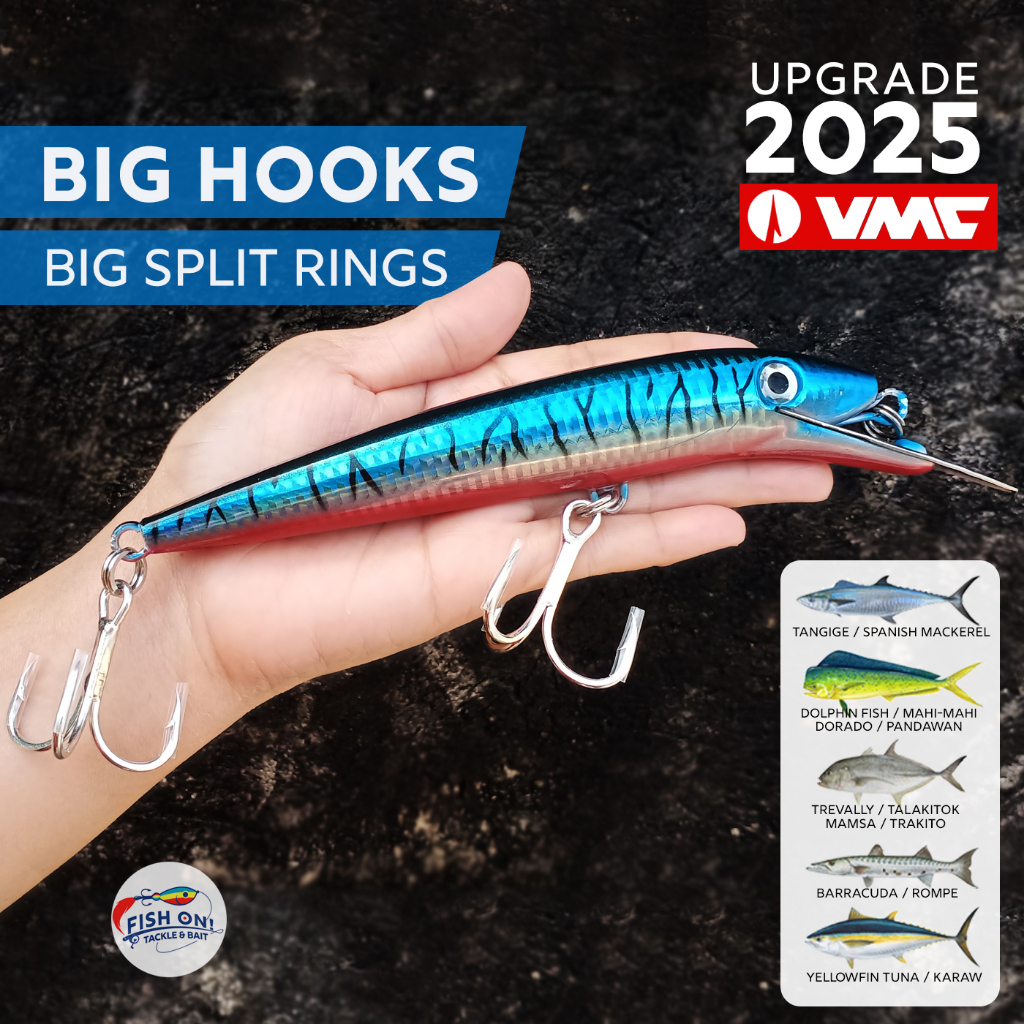 19cm/55g 🇵🇭 Deep Dive Fishing Lure Bait for Subid Trolling Sailfish ...