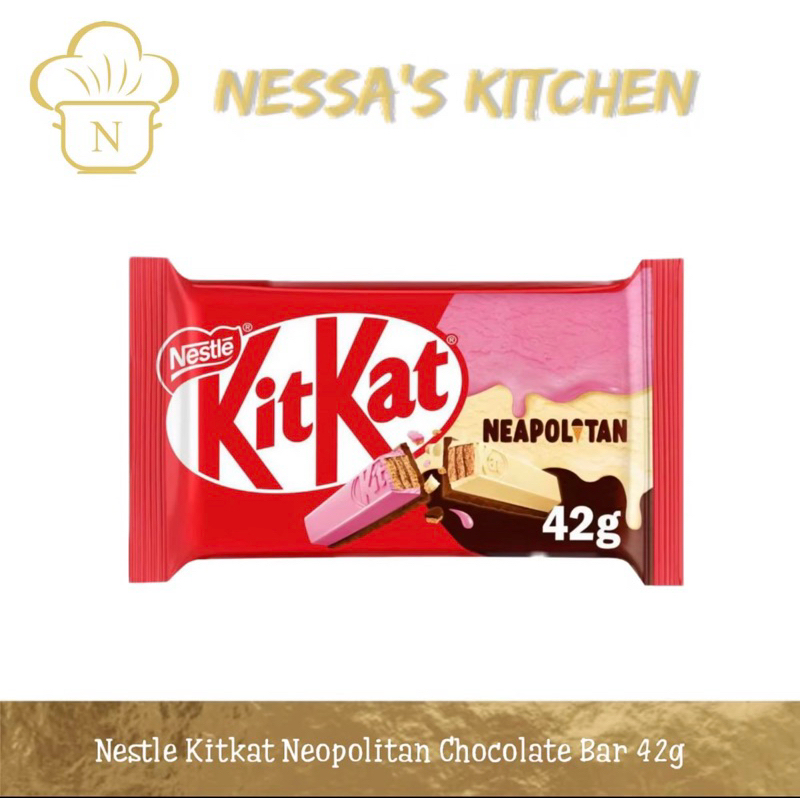 Nestle Kitkat Neopolitan Chocolate Bar 42g [Nessa’s Kitchen] | Shopee ...