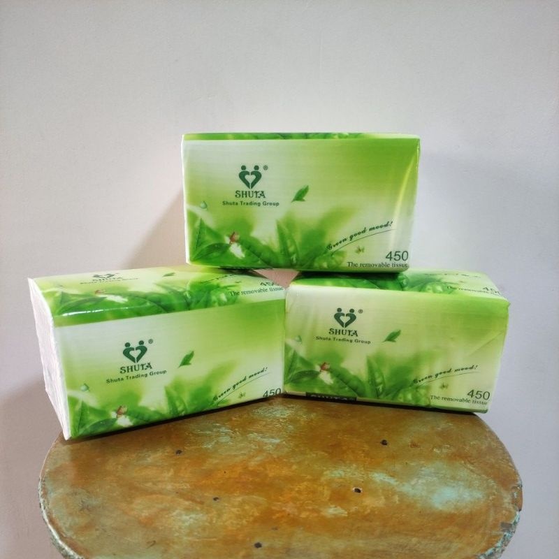Shuta Organic Facial Tissue 4 ply (450 sheets x 1 Pack) | Shopee ...