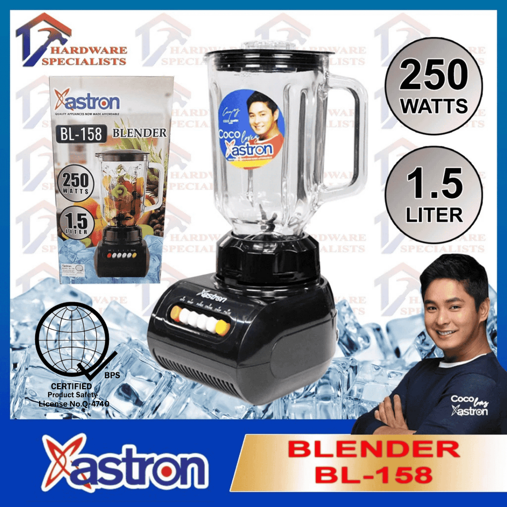 Astron Blender BL-158 1.5 Liters 250W Original Authentic | Shopee ...