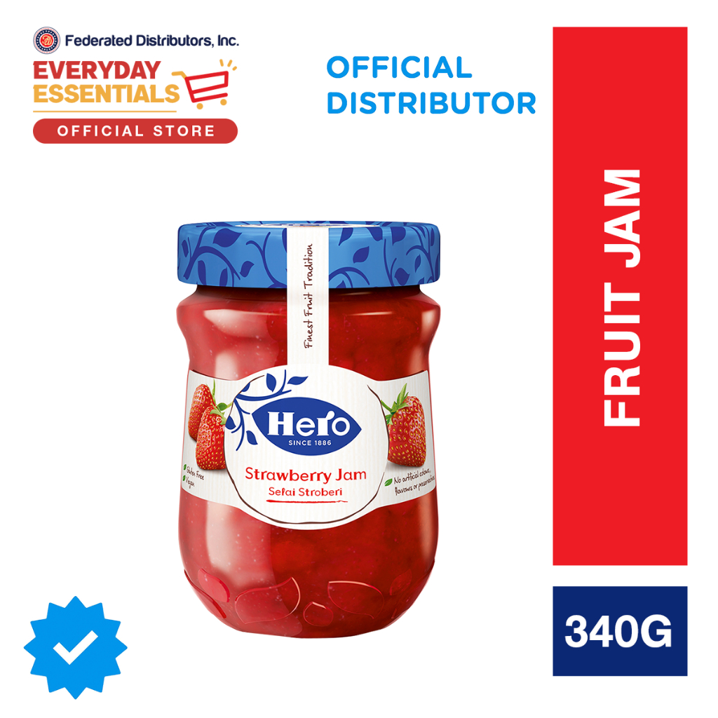 Hero Strawberry Jam 340g | Shopee Philippines