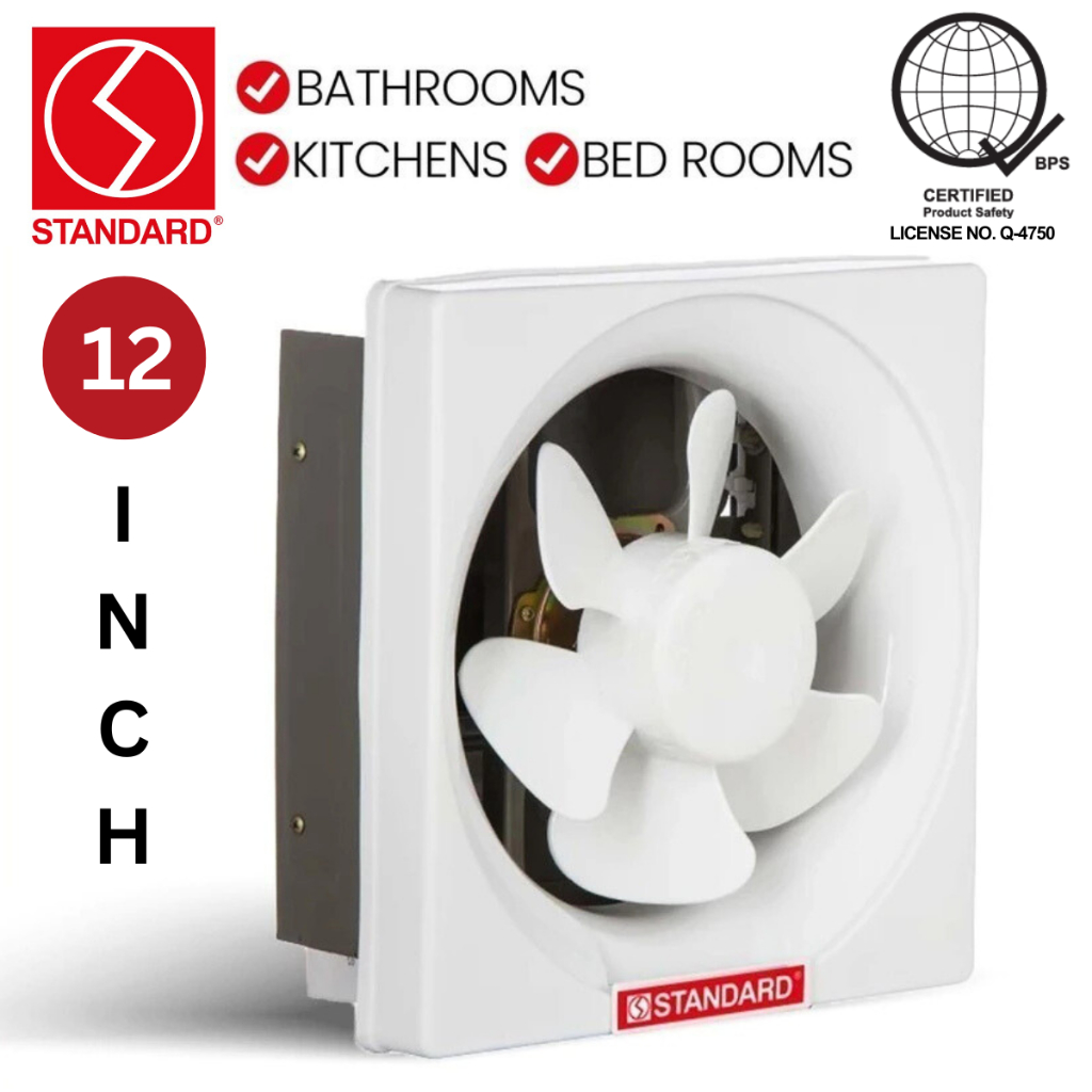 Standard Exhaust Fan Wall Mount 12 Inches SEF12B | Shopee Philippines