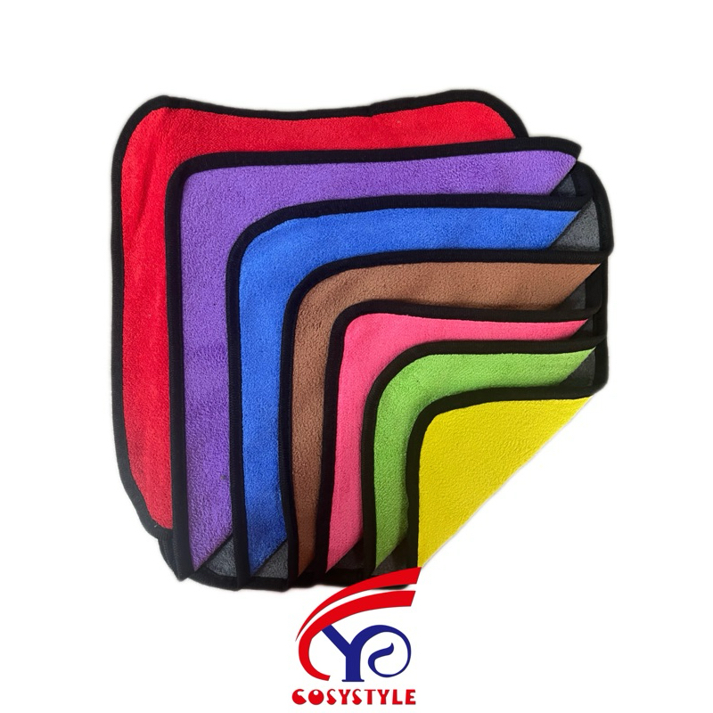 Cosystyle Double Sided Carwash Basahan Kitchen Towel Hand Towel Thicked ...