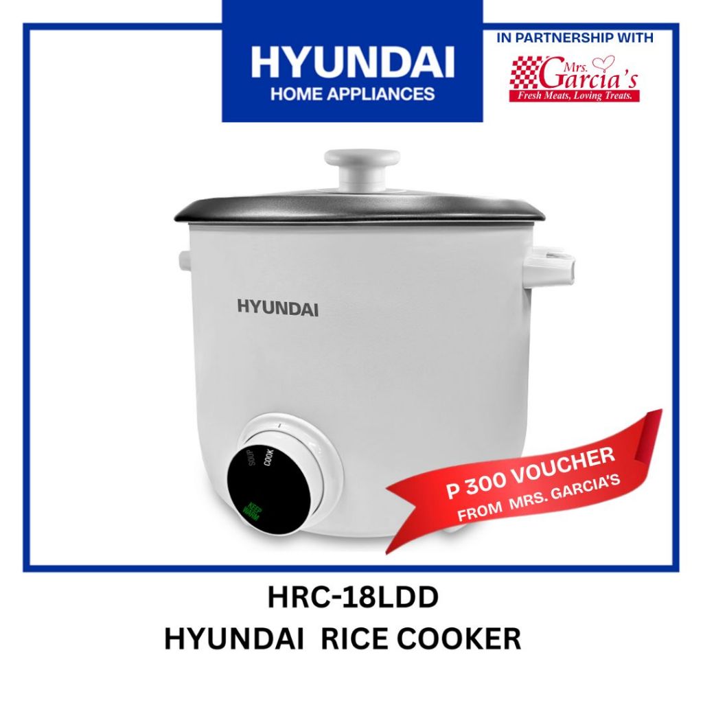 Hyundai HRC-18LDD Rice Cooker | Shopee Philippines