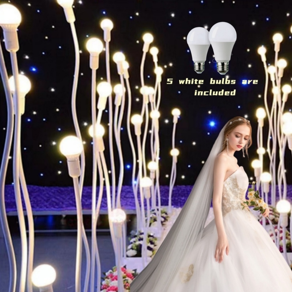 ROMANTIC BENDABLE LIGHTS (FREE 5 BULB) Wedding Background Props Holiday ...