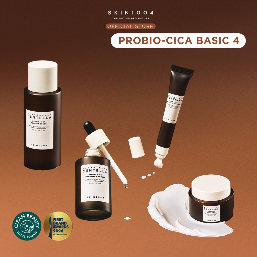 [Probio-Cica Basic 4] Toner 210ml + Intensive Ampoule 50ml + Bakuchiol Eye Cream 20ml + Cream ...