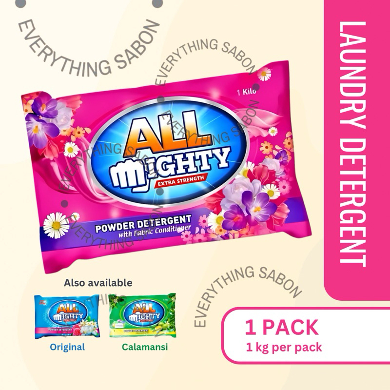 ALL MIGHTY Powder Detergent - 1 KILO | Shopee Philippines
